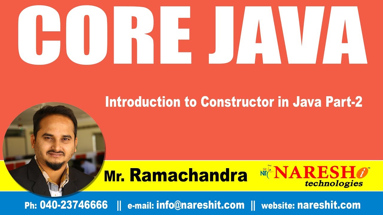 Introduction to Constructor in Java Part-2 | Core Java Tutorial