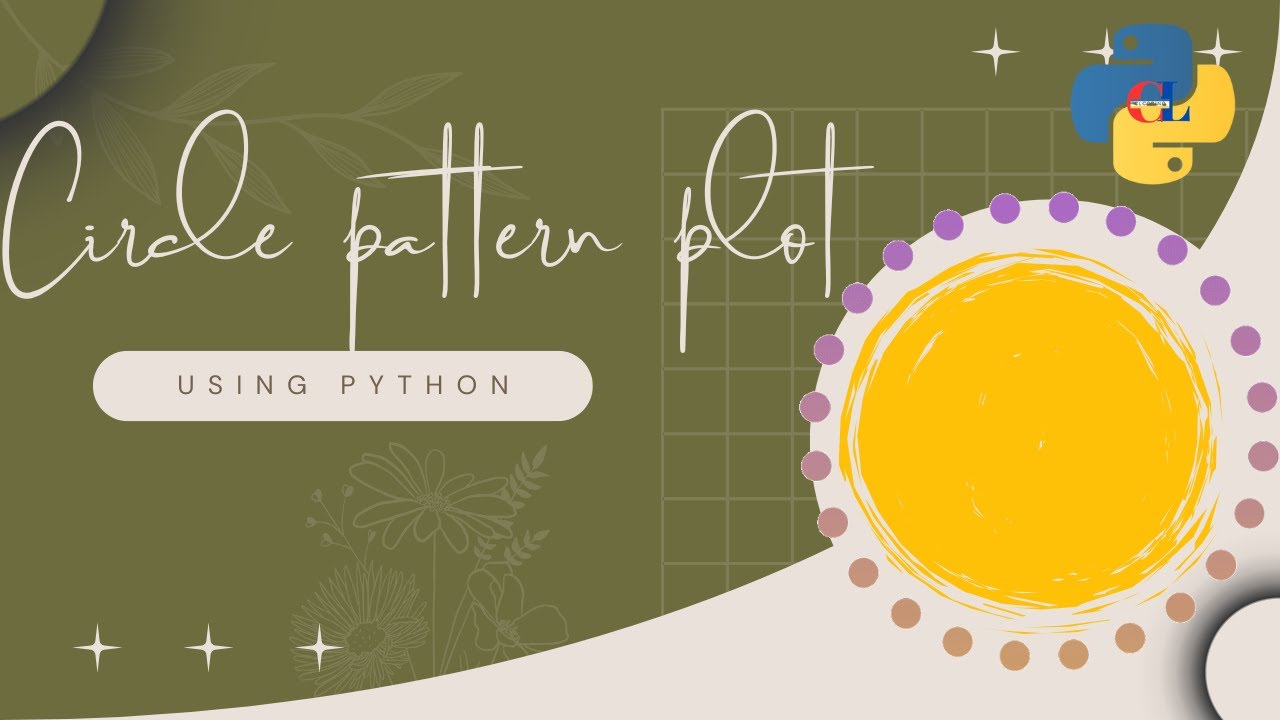 Circle pattern plot using python