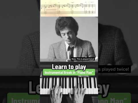 Piano Man Pre-Verse Sequence