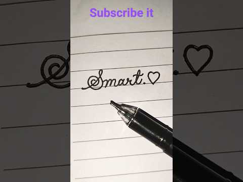 Smart handwriting #smart #handwriting #viral #ytshorts #youtubeshorts #trendingshorts #shorts????????
