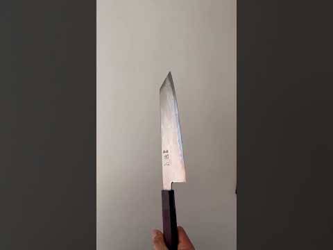 Beautiful patina formed on this Satoshi Nakagawa kiritsuke aogami #1