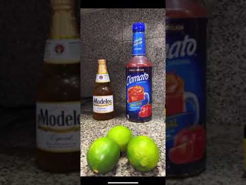 Original Michelada Mexican mix drink