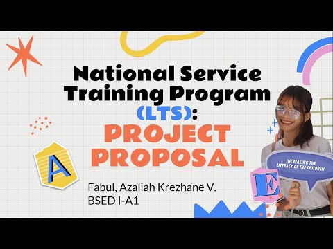 PROJECT PROPOSAL PRESENTATION IN NSTP