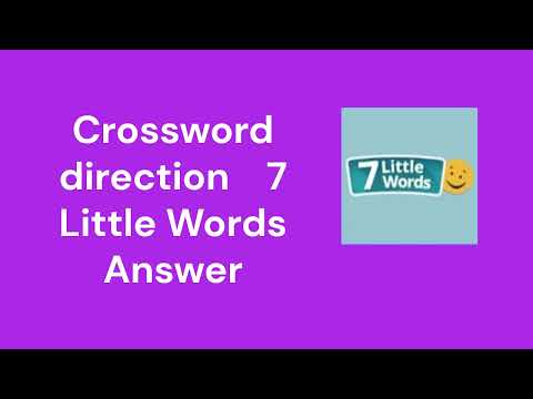 Crossword direction 7 Little Words Answer