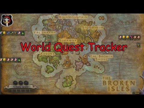 World Quest tracker Add-On ( Very Good Add-on WOW Legion )