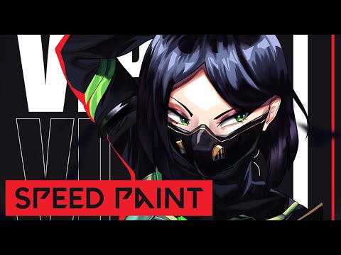 Speedpaint - Viper from Valorant