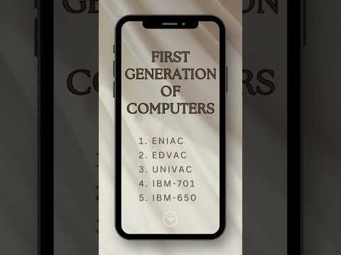 First Generation of Computers