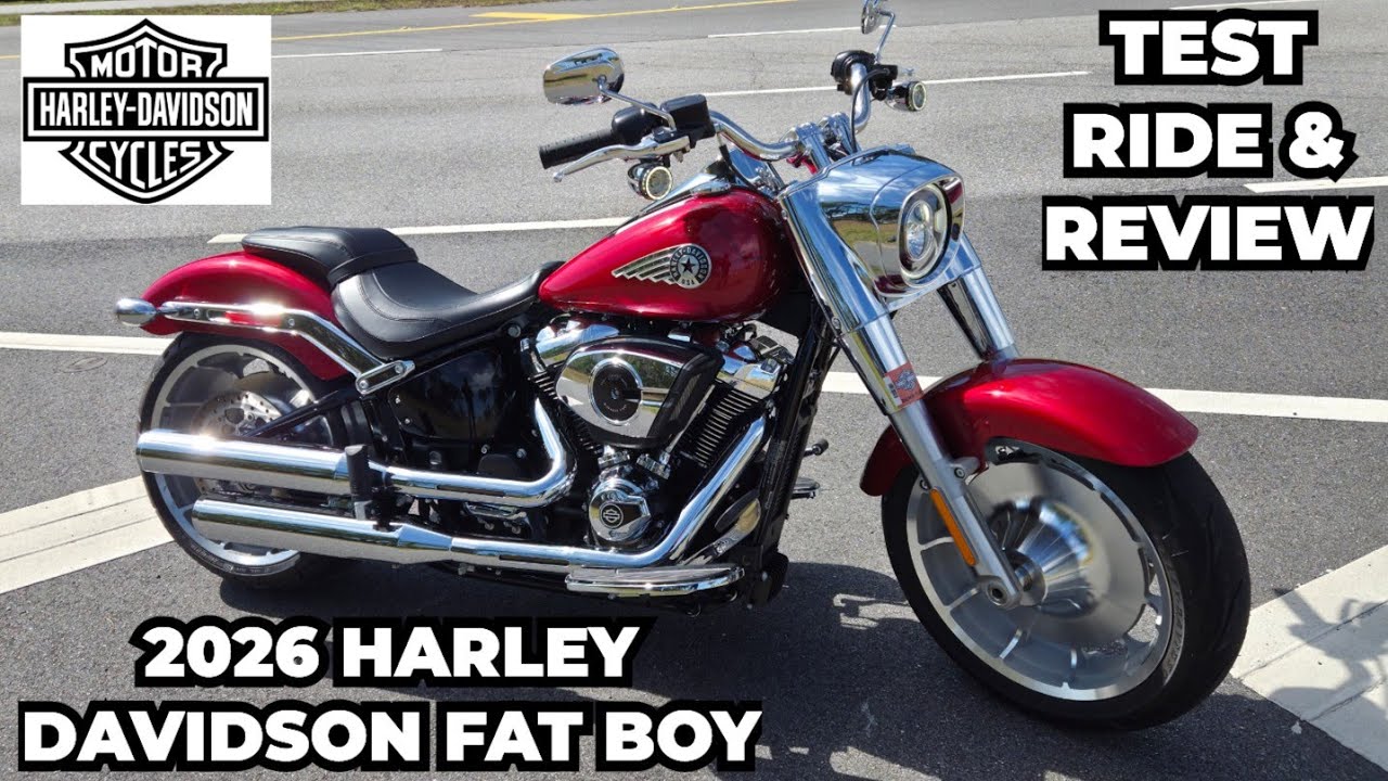 2026 Harley Davidson Fat Boy Test Ride & Review | Is This the Ultimate Cruiser? 