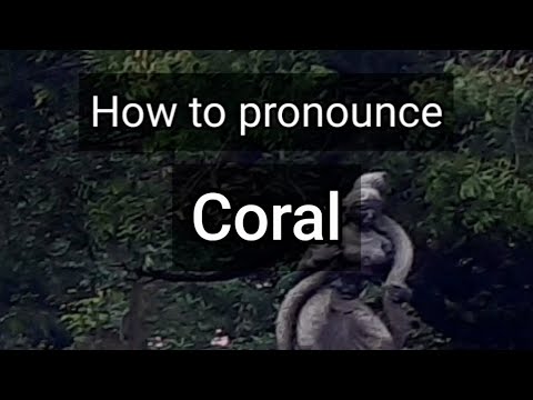 How to Pronounce Coral