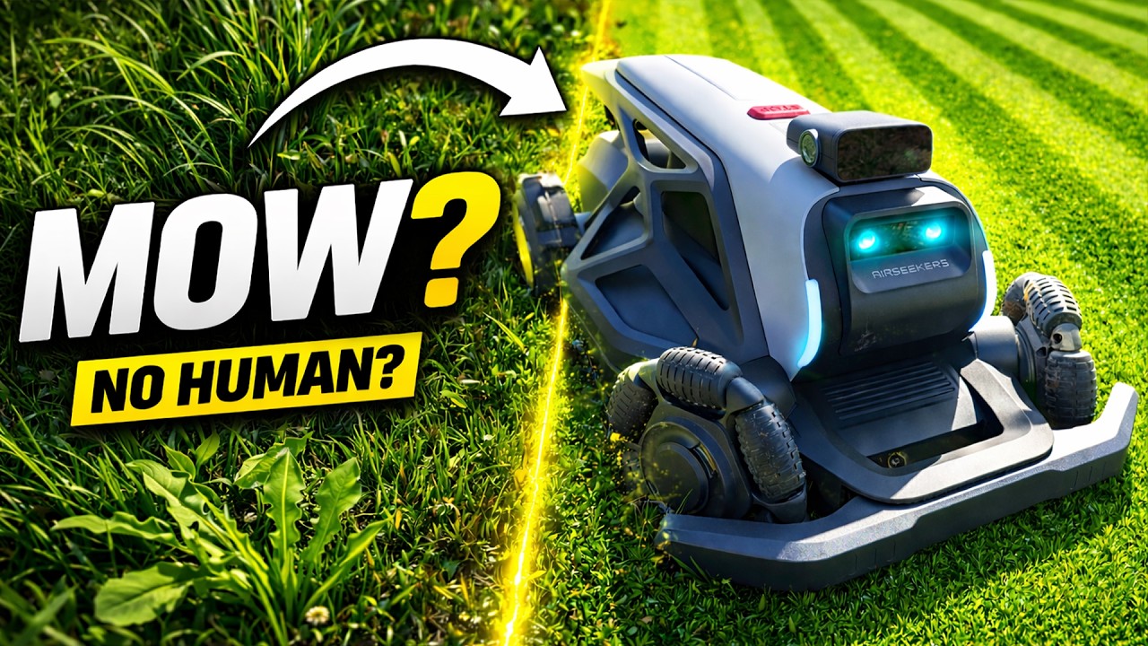 This Robot Mows Your Lawn… No Human Needed