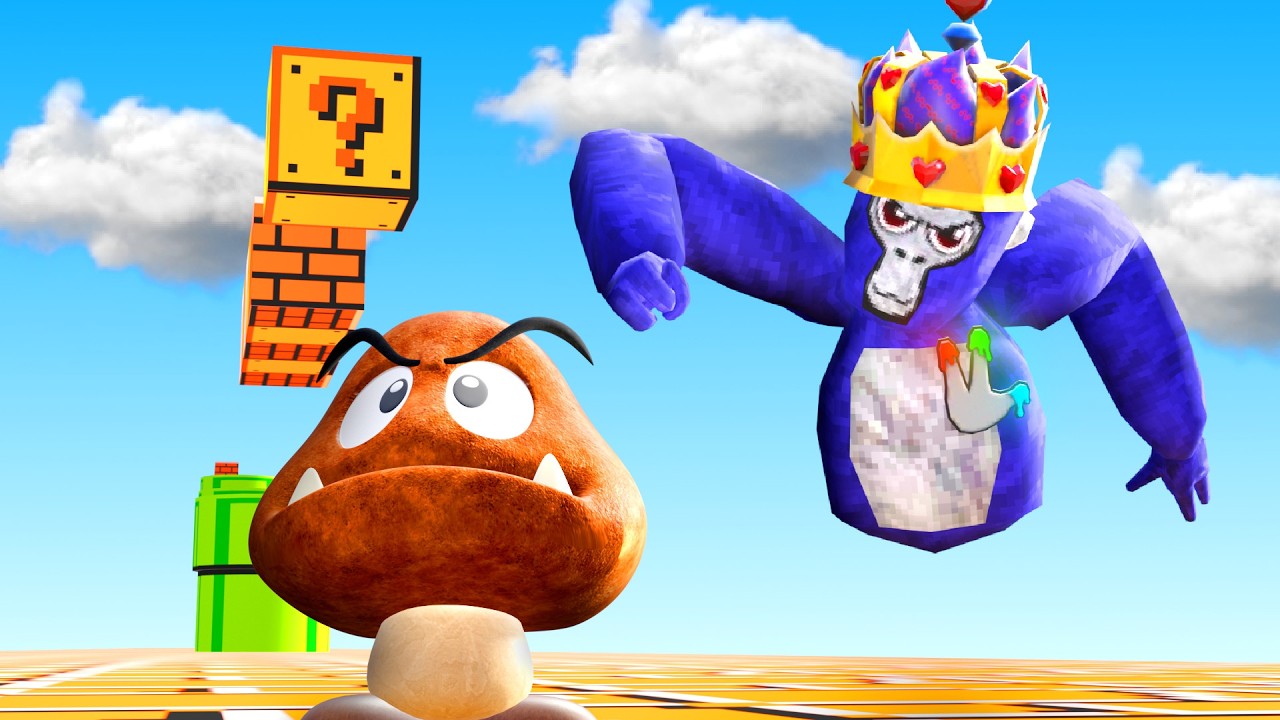 I Made A MARIO Game In GORILLA TAG!