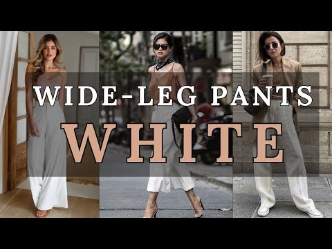 Effortless Elegance: Styling White Wide-Leg Pants for Every Occasion ⚪