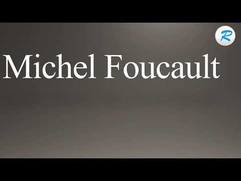 How to pronounce Michel Foucault