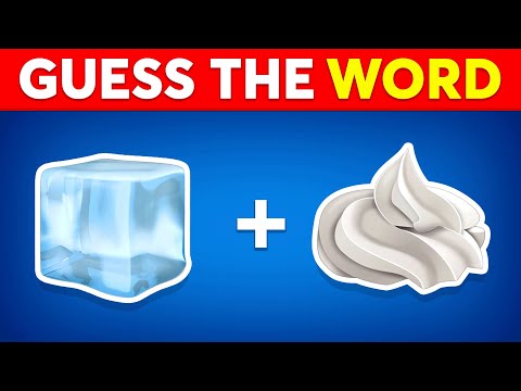 Guess the WORD by Emojis? 🤔 Emoji Quiz (101 Words)