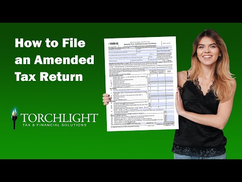 How to File an Amended Tax Return
