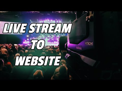 Live Streaming For Churches - Live Stream Services To A Website Using Facebook Live and YouTube