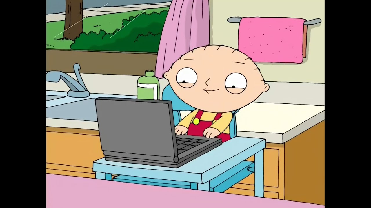 Family Guy - The speech function on Stewie's Macintosh