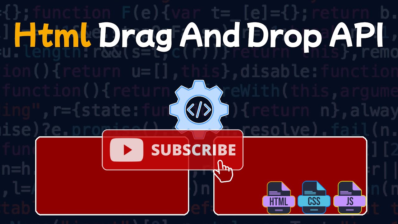 Drag And Drop Containers With Html Drag And Drop API