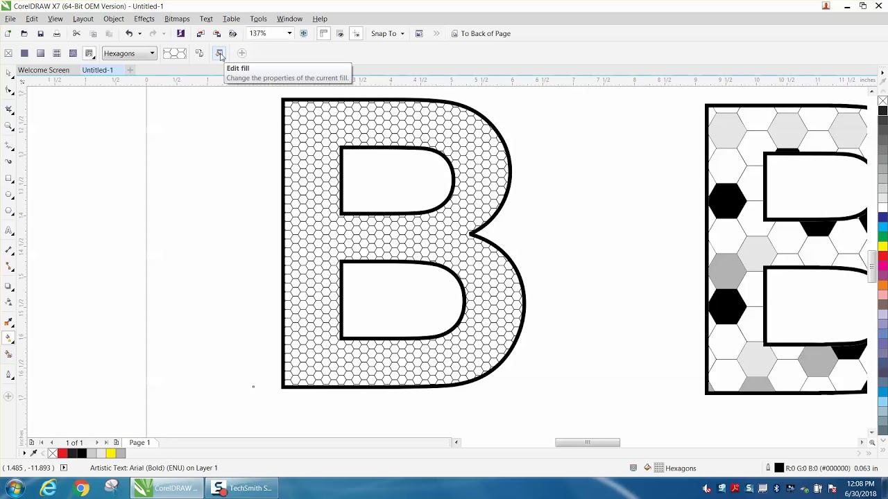 Corel draw Tips & Tricks Interactive Fill tool PART 2