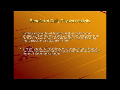 Benefits of Physical Activity