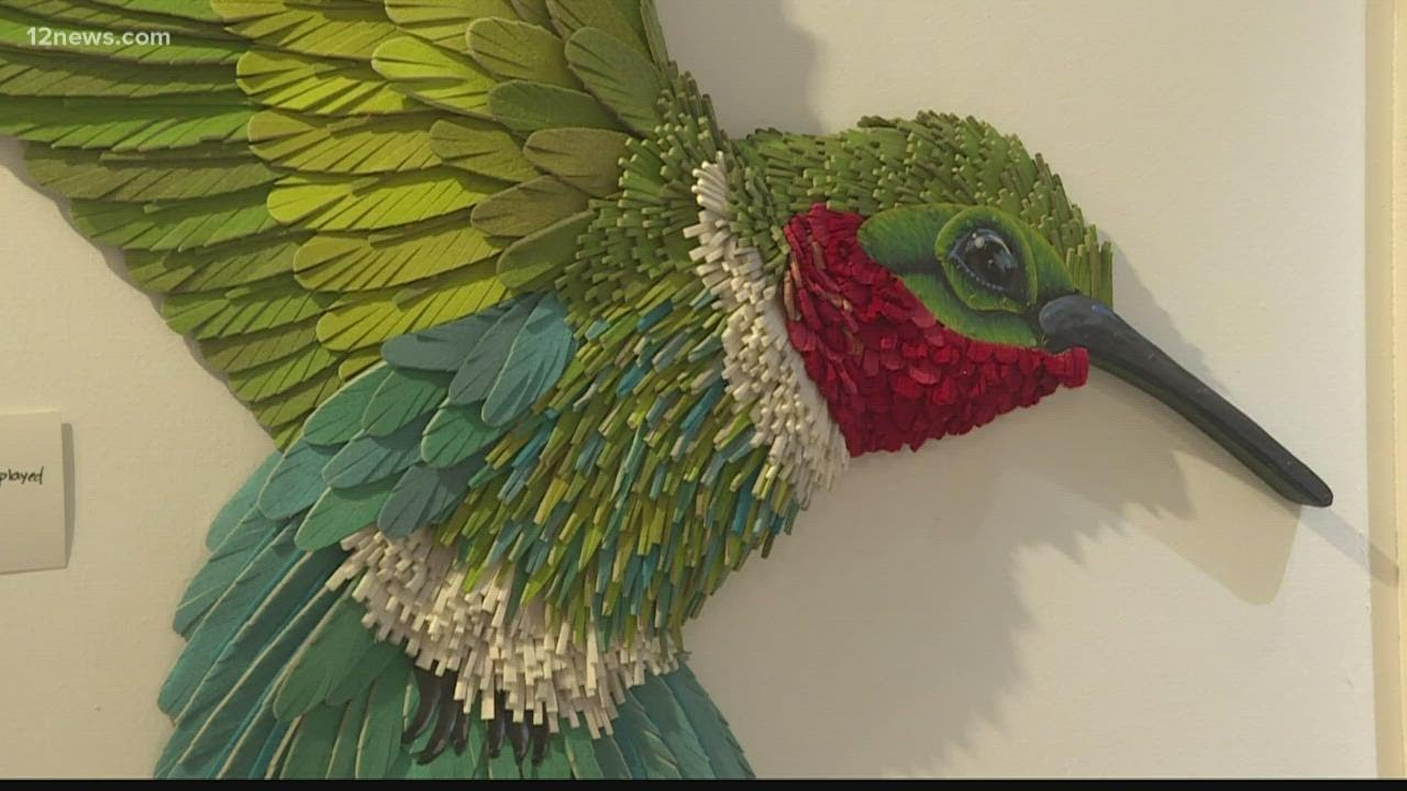 Scottsdale's Celebration of Fine Art features art made from scraps of cowboy hats