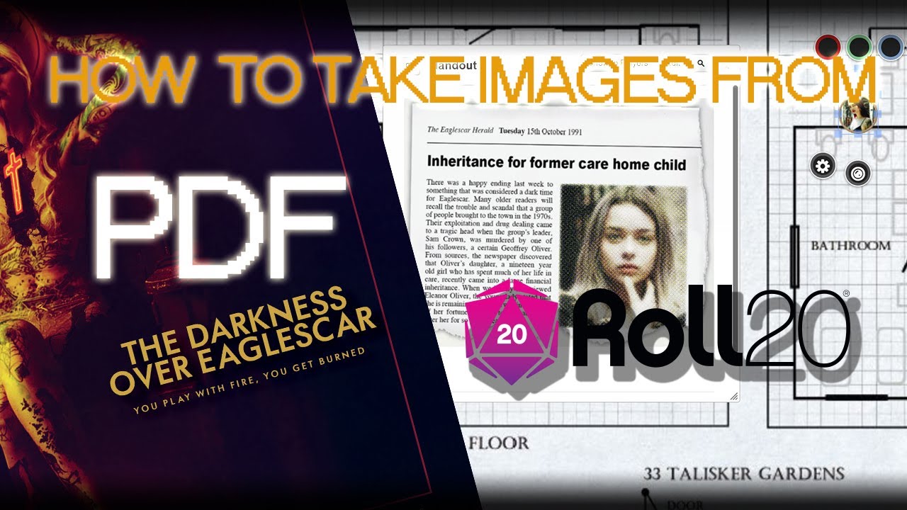 How to take images from a PDF into Roll20
