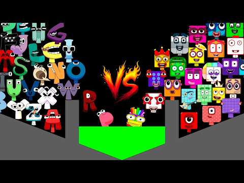NEW SPRUNKI NUMBERBLOCKS vs SPRUNKI ALPHABET LORE Marble Race ...