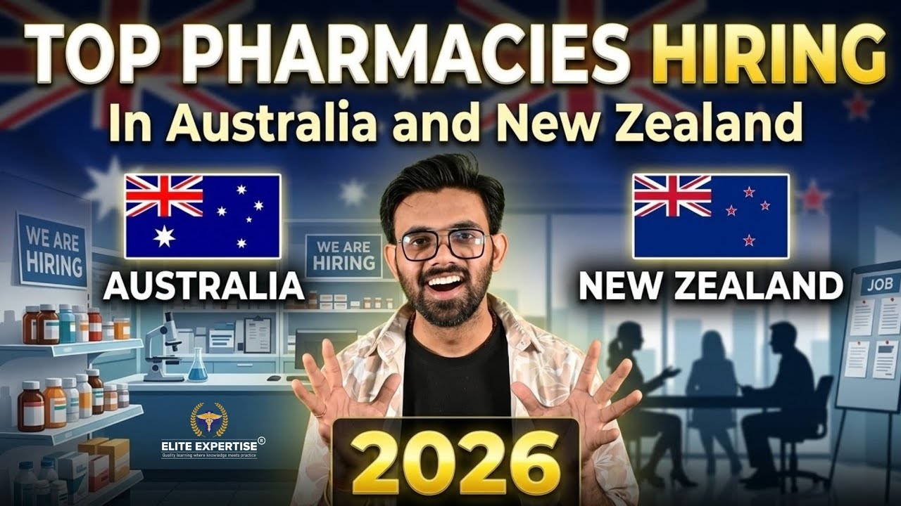 Best Pharmacy Job 2026 | Pharmacist in Australia & New Zealand | What After OPRA Exam | OPRA Exam
