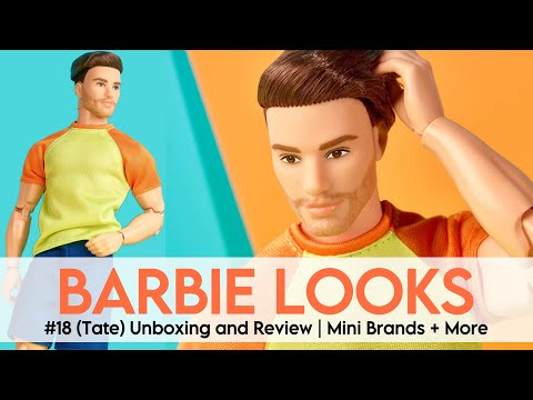 BARBIE LOOKS 18 - Buff Ken Unboxing and Review | Zuru Mini Brands | +furry friends and more!
