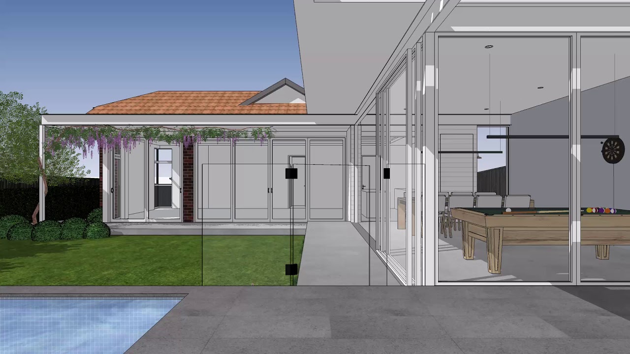 Kensington Landscape Concept Fly-through Tim Davies Landscaping