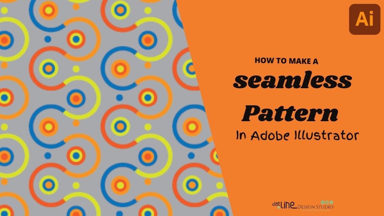 Seamless geometric pattern | 2024 adobe illustrator tutorial |