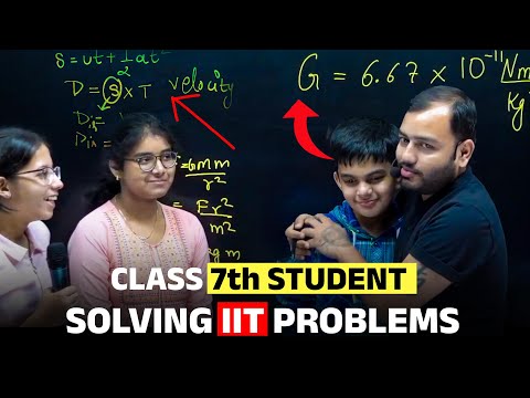 This class 7th KID is Answering IIT Questions 😱 | 🔴 Live with Alakh sir