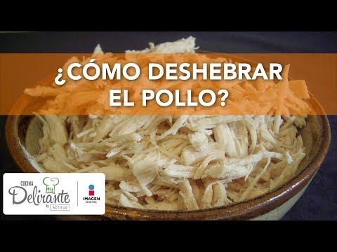 El secreto para deshebrar pollo fácilmente