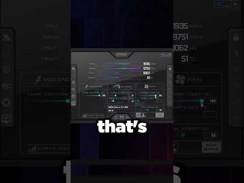 BEST MSI AFTERBURNER SETTINGS