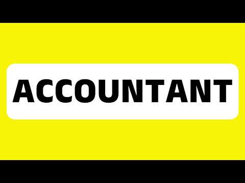 How to Pronounce Accountant (Person who manages financial accounts) Correctly