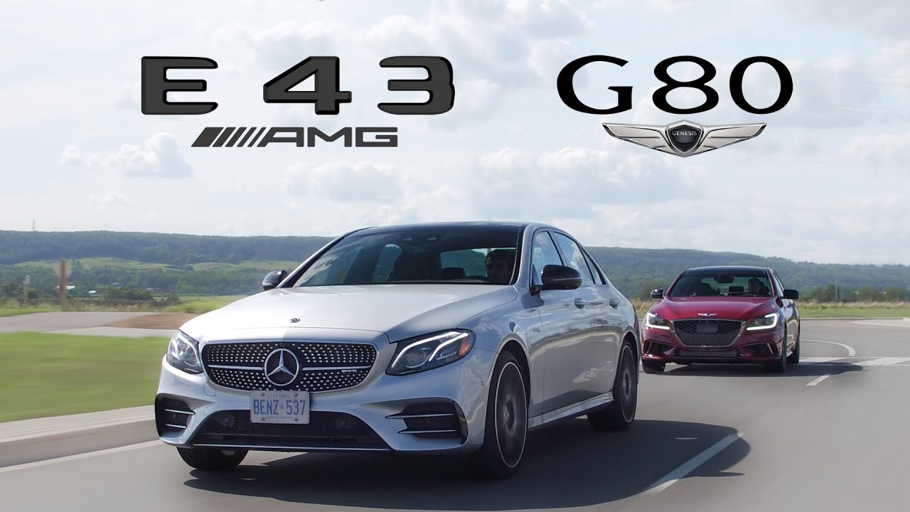 Genesis G80 Sport Takes on Mercedes-AMG E43 in Casual Comparison ...