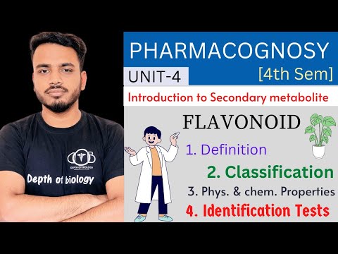 flavonoid || Definition || classification | properties | identification test | Secondary metabolite