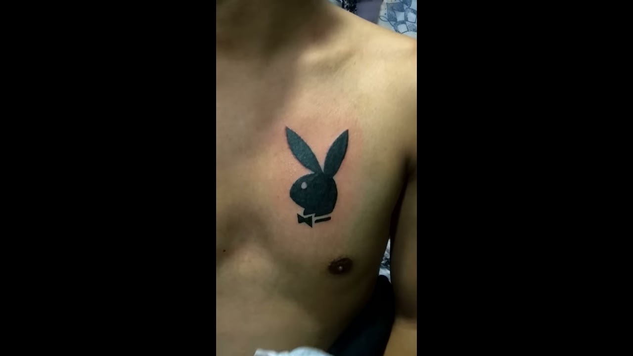 Tattoo of playboy sign 😊😊 #viral #chalisatattoo #trending #tattoo