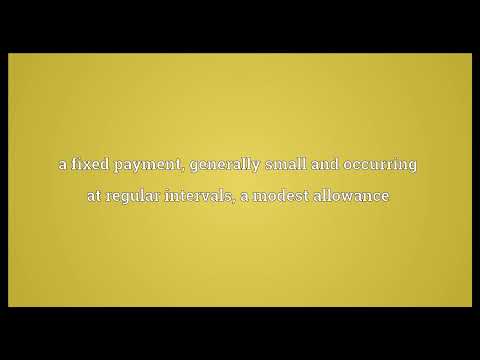 Stipend Meaning