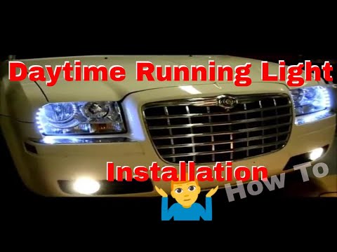 LED DRL Daytime Running Light Installation (In Headlights)