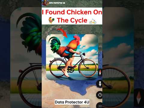 I Found Chicken On ๐ The Cycle ๐ฒ On Google Maps And Google Earth #shorts #trending #earth #ytshorts