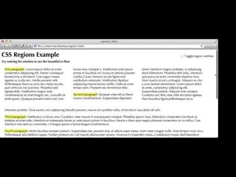CSS Regions, and why you’ll be using them before you know it | fonicmonkey