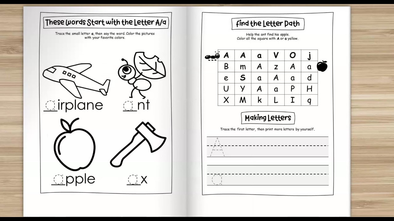 Learn to Write ABC: Preschool Writing Workbook with ABC Tracing & Activities for Letter Recognition