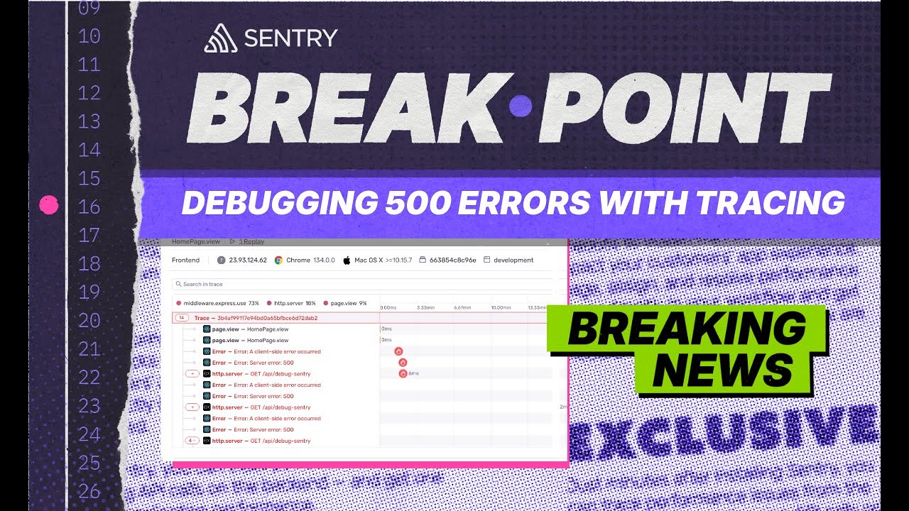 Debugging 500 Errors With Tracing