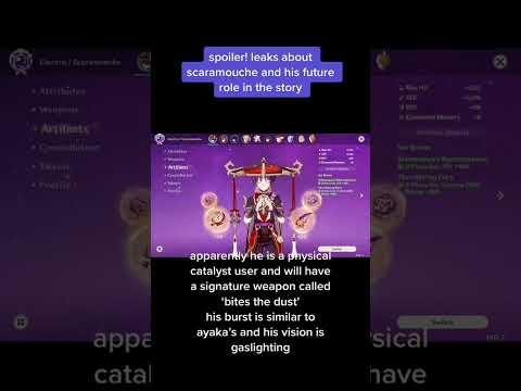 Spoiler leaks about Scaramouche