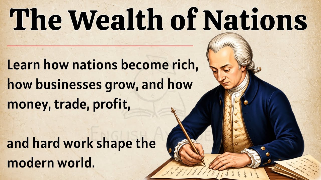 The Wealth of Nations by Adam Smith | Full Book Summary in Easy English for Beginners | Audiobook 📖