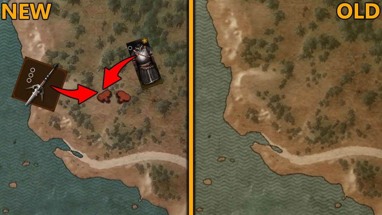 This camp wasn't visible on the map before Next Gen Witcher 3