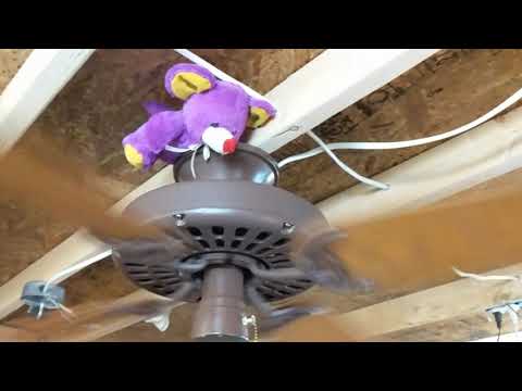 Low Profile Hunter Original Ceiling Fan + Bonus Hunter Service Manual Footage