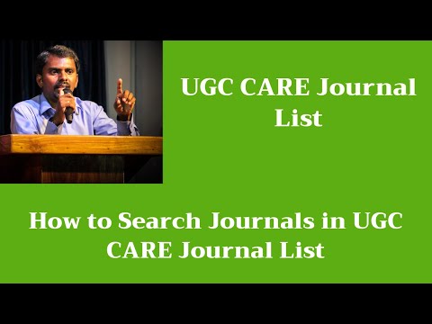 UGC CARE Journal List | PhD | Research | Phd | M Milton Joe |