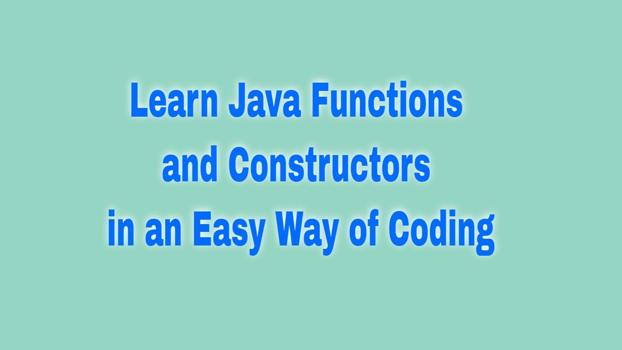Learn the Fundamentals of Java Programmingfunction